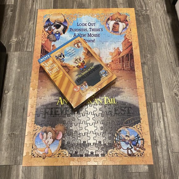 Universal | Other | 30 Piece Movie Poster Puzzle An American Tail ...